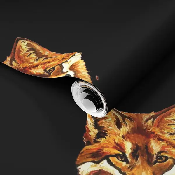 Spoonflower Horse Fox Equestrian Hunters Red Hunt Custom Removable Wallpaper