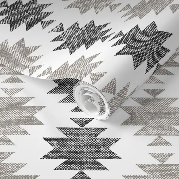 Spoonflower Modern Neutrals Boho Trendy Fall Neutral Tan Custom Removable Wallpaper - Beige,tan,gray