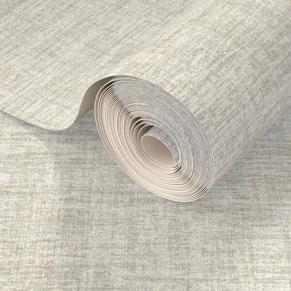 Spoonflower Plain White Natural Dynamic Ivory 100% Natural Sisal Grasscloth Wallcovering - White,beige,ivory
