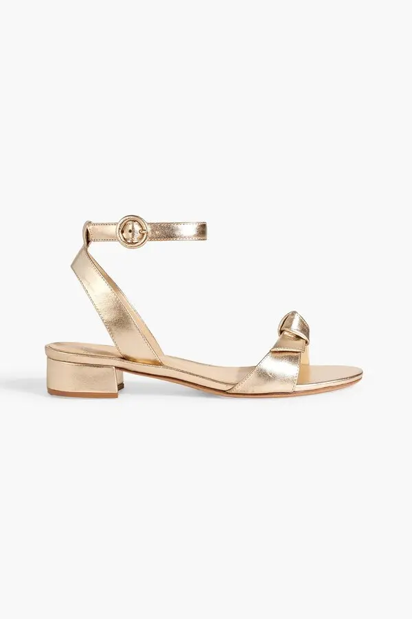 ALEXANDRE BIRMAN Clarita 30 Metallic Leather Sandals