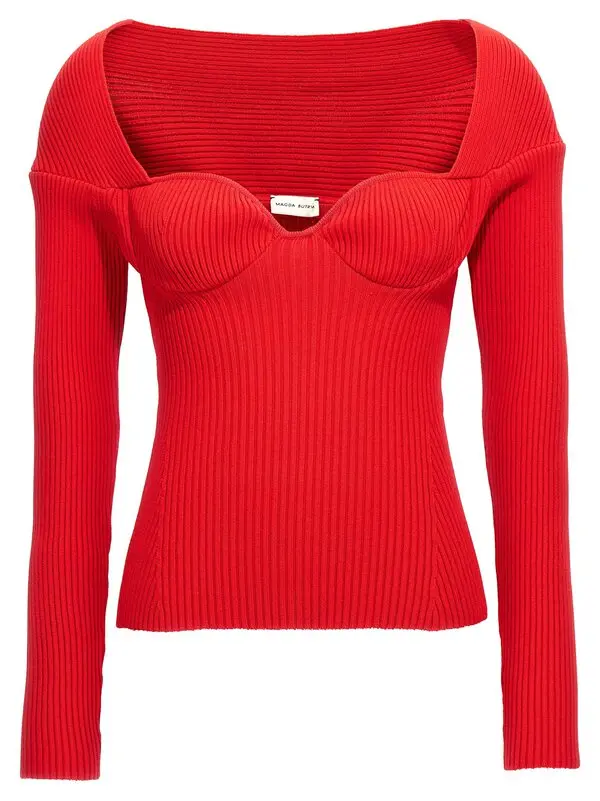 Magda Butrym 06' Sweater - Red