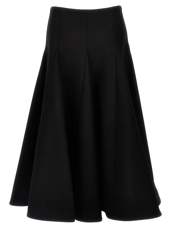 Valentino Garavani Solid Crepe Couture Skirt