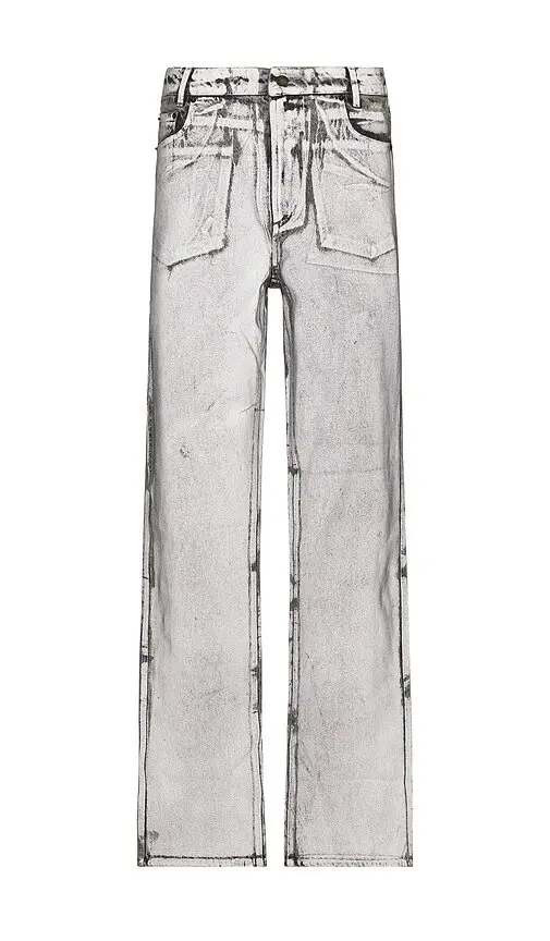 DAILY PAPER Amba Wax Relaxed Jeans - Grey