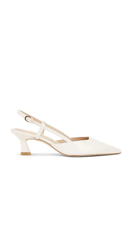 STUART WEITZMAN Vinnie 50 Slingback - Cream