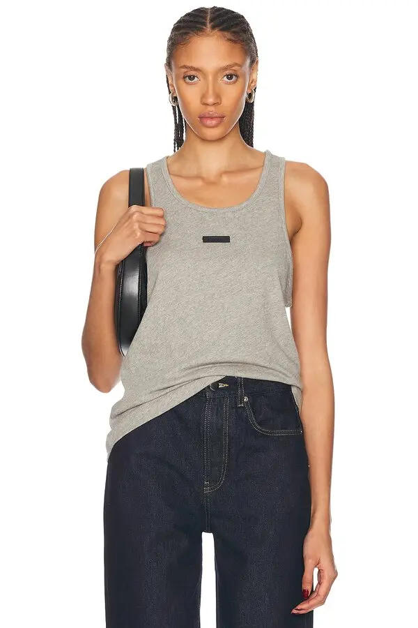 Fear Of God Tank Top - Dark Heather