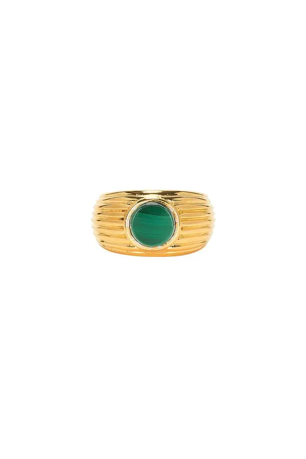 DEVE Wave Motion Signet Pinky Ring