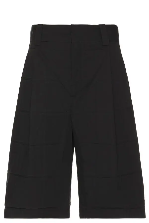 Jacquemus Le Short Navega Plisse - Black