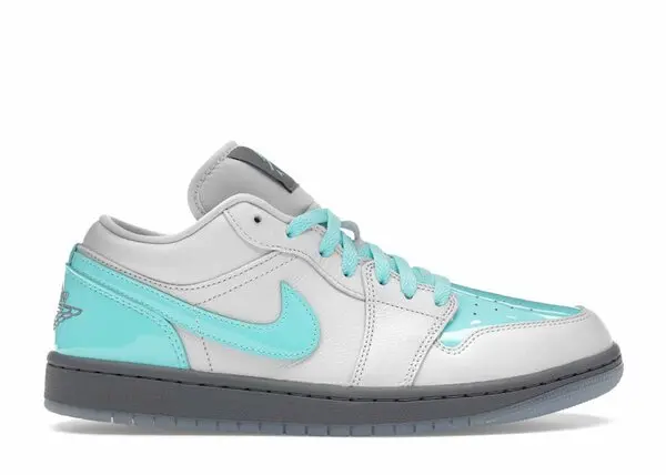 JORDAN 1 Low Se Sneakers - Photon Dust/aurora Green/smoke Grey