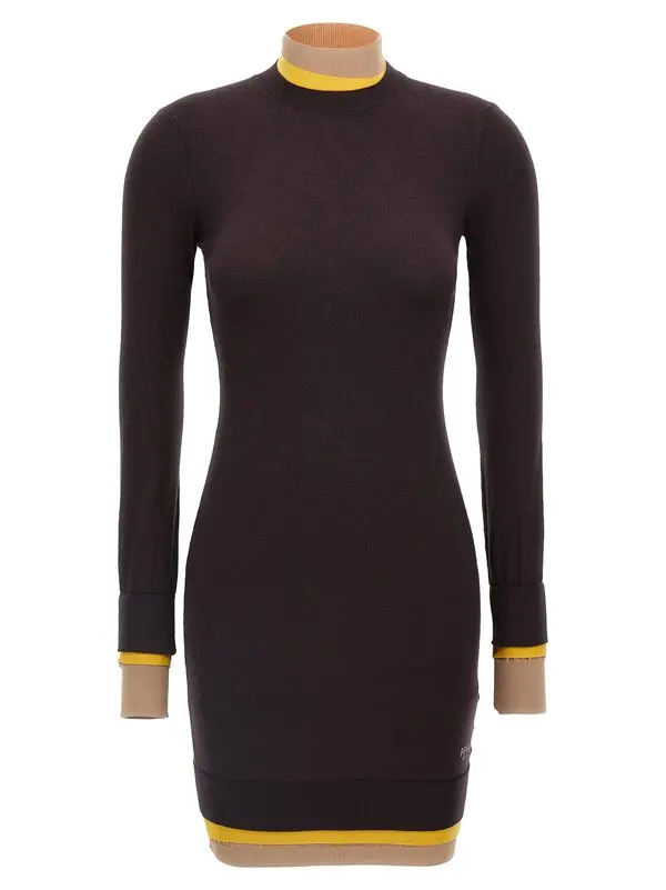 Fendi Layering Dress - Purple
