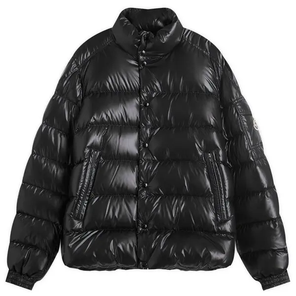 Moncler Lule High Shine Padded Jacket - Black