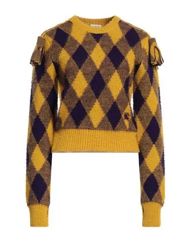Burberry Geometric Print Wool Sweater - Yellow
