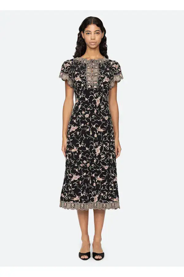 Sea Lacey S/S Dress In Black - 50% Off | Editorialist