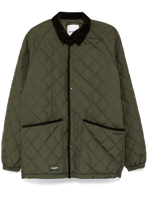 CHOCOOLATE Diamond-pattern Jacket