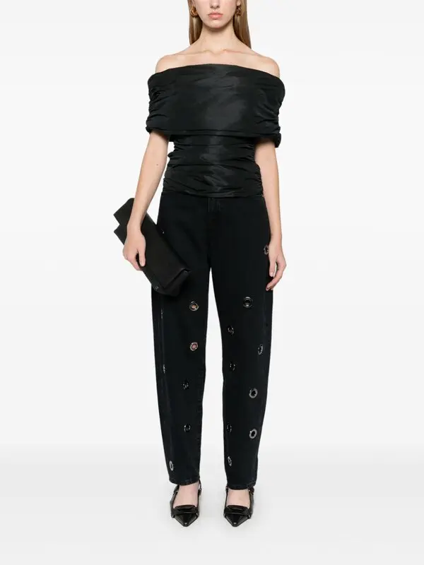 FRAME Narrow Grommet Jeans