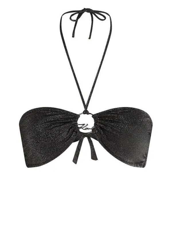 Karl Lagerfeld Halter Bikini Top