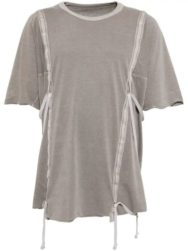 Boris Bidjan Saberi Paneled T-shirt - Grey