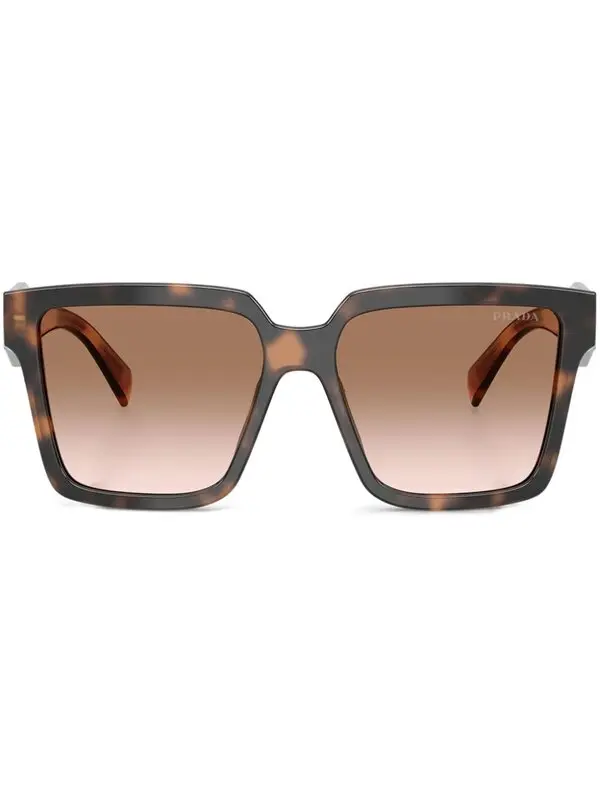 Prada Tortoiseshell Square Frame Sunglasses