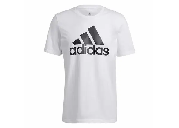 Adidas Essentials Big Logo Tee Shirt - White/black
