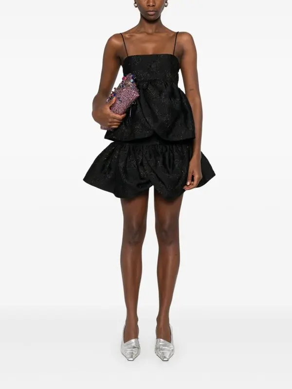 Remain Birger Christensen Cloqué-effect Draped Top