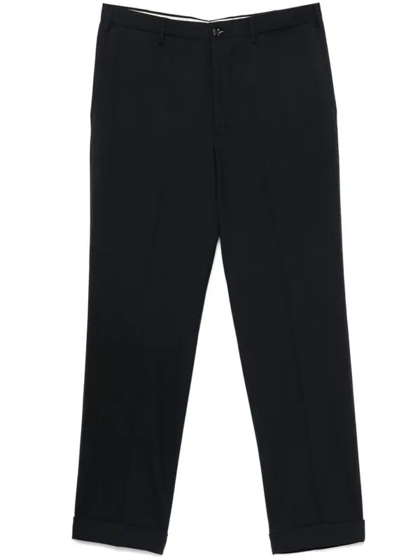 DELL'OGLIO Tapered Trousers - Blue