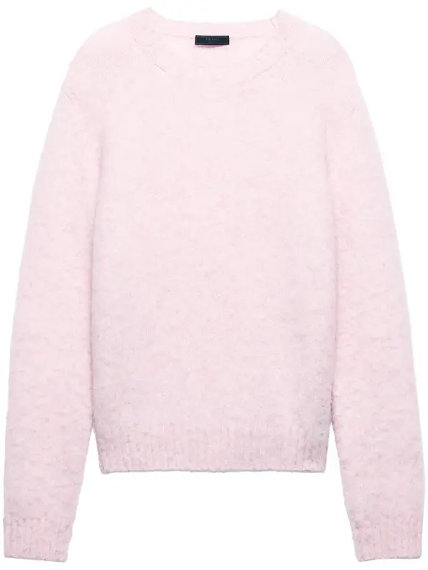 Prada Wool Crew Neck Sweater - Alabastro