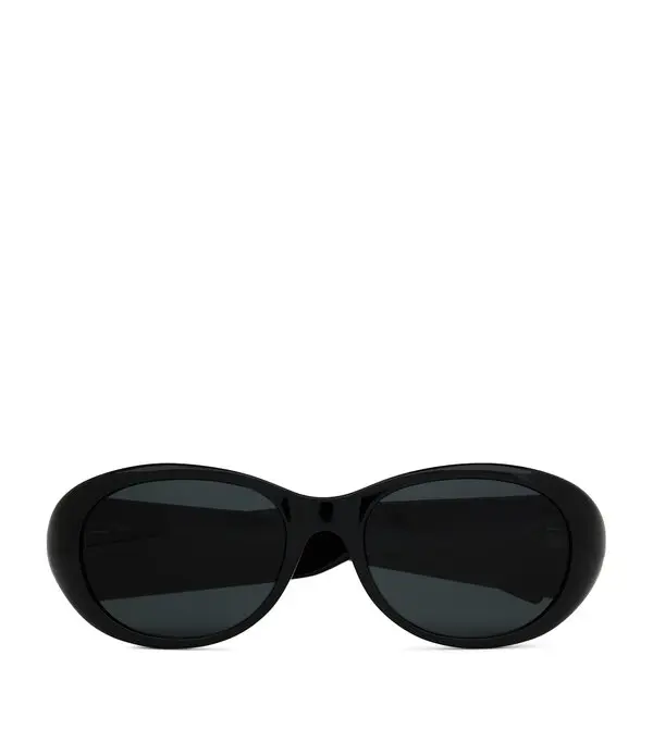 Saint Laurent Pillowed Oval Sunglasses