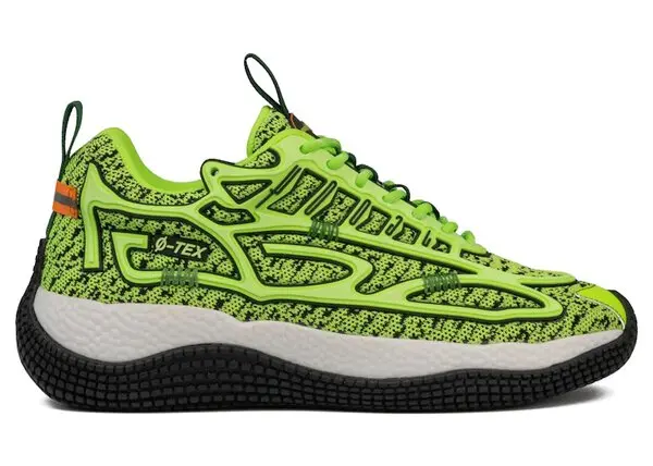 JOHN GEIGER 004 S Knitin Sneakers - Lime/neon