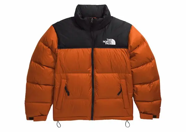 The North Face 1996 Retro Nuptse 700 Fill Packable Jacket - Earthen Copper/tnf Black