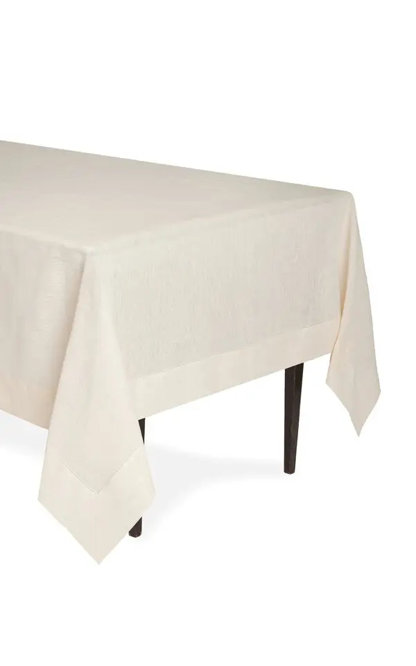 MODA DOMUS Linen Tablecloth - Ivory