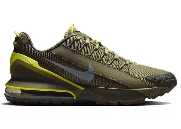 Nike Max Pulse Roam Sneakers - Neutral Olive/medium Olive/high Voltage