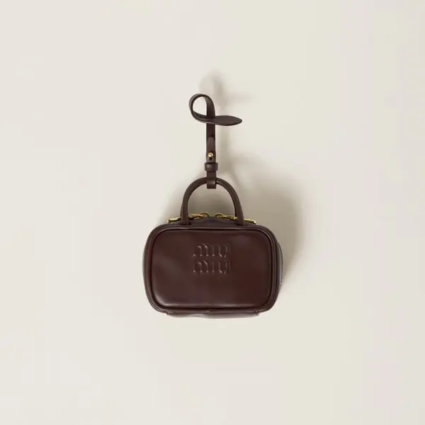 Miu Miu Beau Leather Micro-bag - Briarwood
