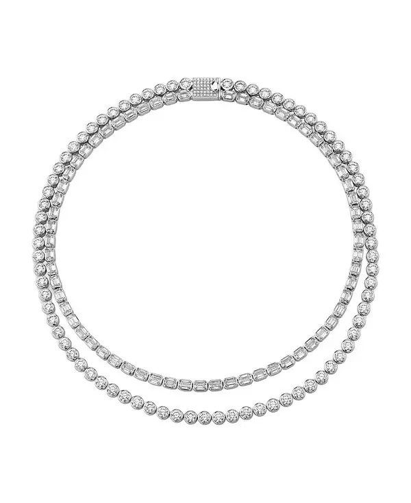 VRAI Celestial Diamond Tennis Necklace - K White Gold
