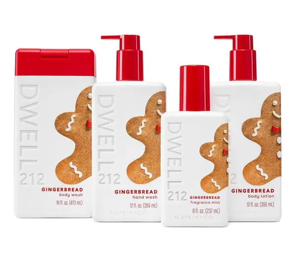 HOMEWORX BY SLATKIN + CO. As Is Dwell212 Slatkin + Co. 4pc Personalcare Holiday Set