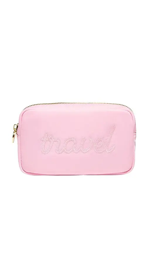 Stoney Clover Lane Travel Embroidered Small Pouch