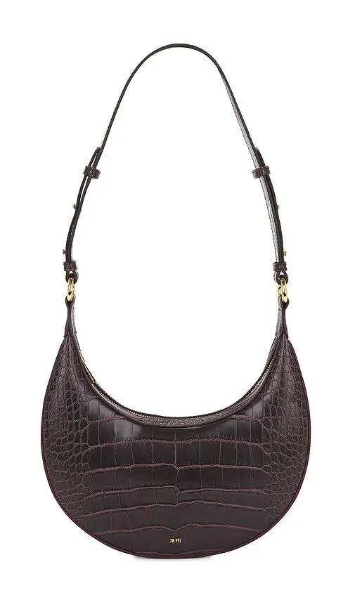Jw Pei Carly Saddle Bag - Brown Croc