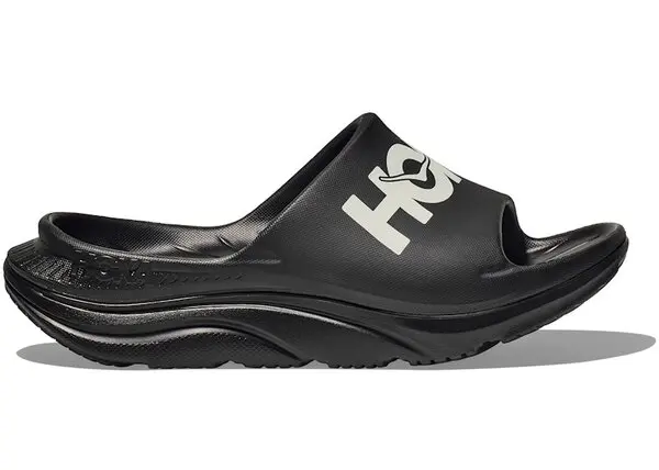Hoka One One Ora Athletic Slides - Black/white