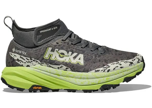 Hoka One One Speedgoat 6 Mid Gore-tex Sneakers - Outer Orbit/lettuce