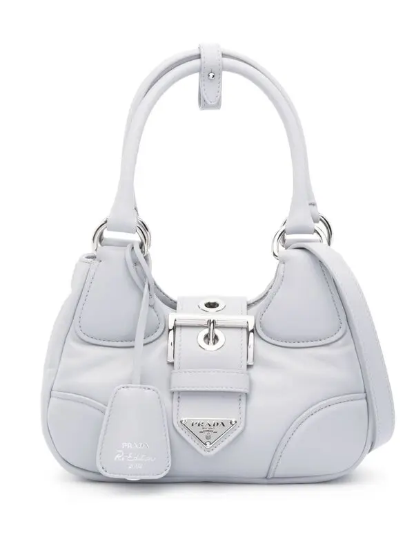 Prada Moon Padded Leather Tote Bag
