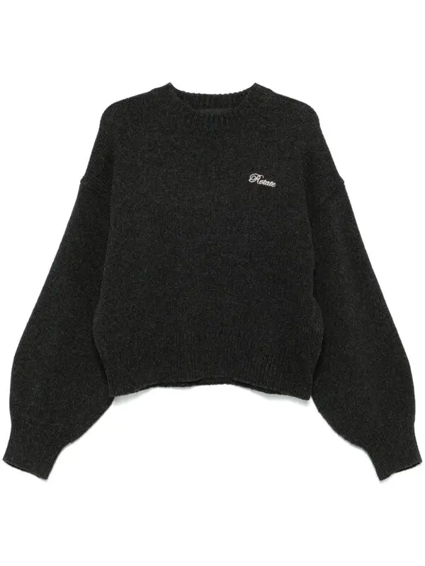 Remain Birger Christensen Knit Crewneck Sweater - Grey