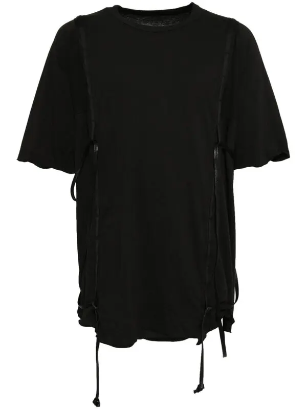 Boris Bidjan Saberi Paneled T-shirt - Black