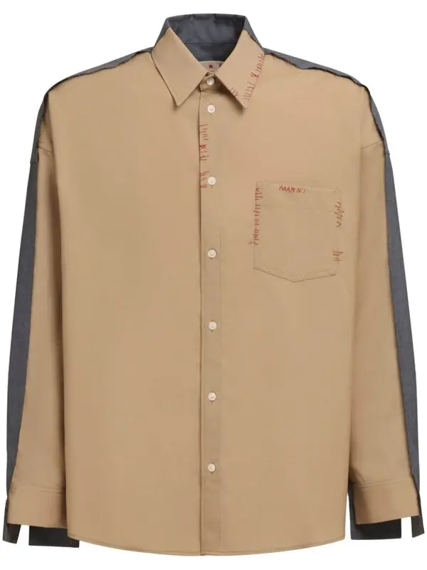 Marni Two-tone Design Shirt