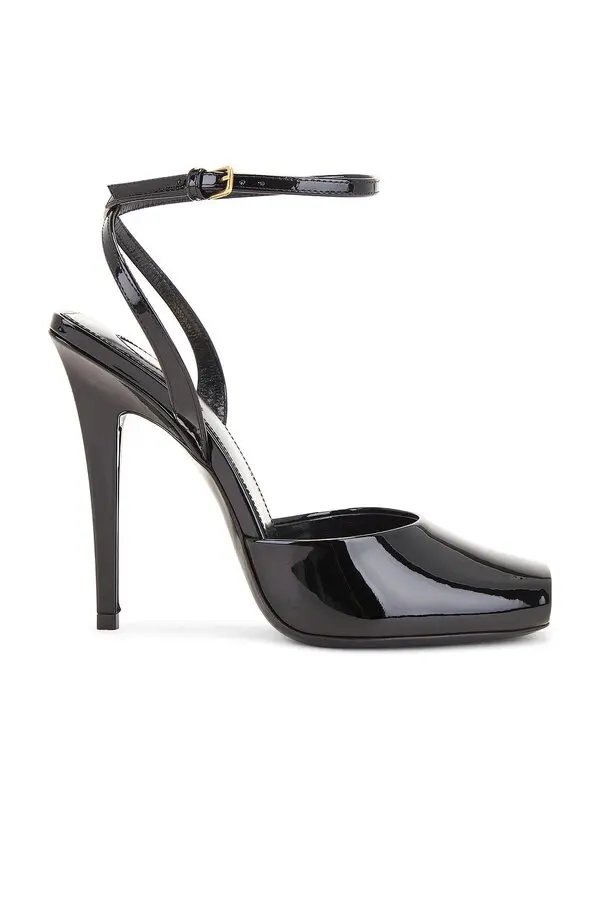 Saint Laurent Orhand Peep Toe Pumps - Nero