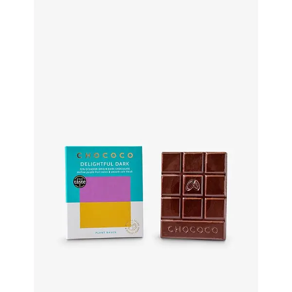 CHOCOCO Delightful Dark 72% Ecuador Dark Chocolate Bar 75g