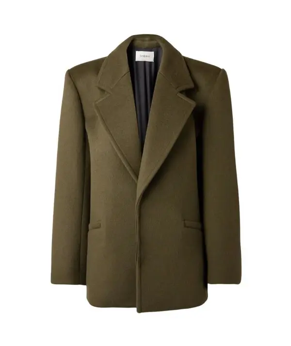 Saint Laurent Oversized Wool Coat