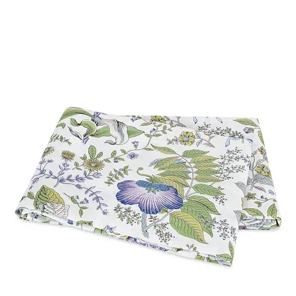 MATOUK Pomegranate Linen Flat Sheet, Full Queen Exclusive - Lilac