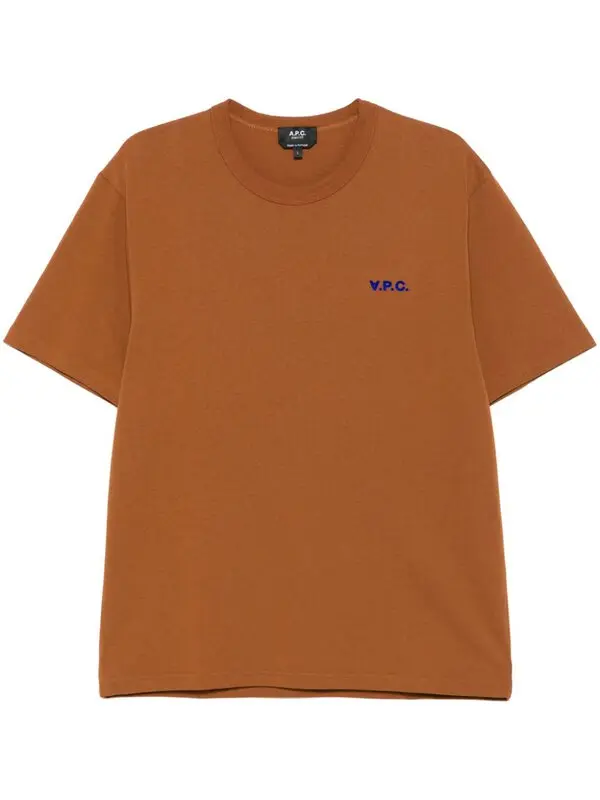 A.p.c. Boxy Petit Vpc T-shirt - Brown