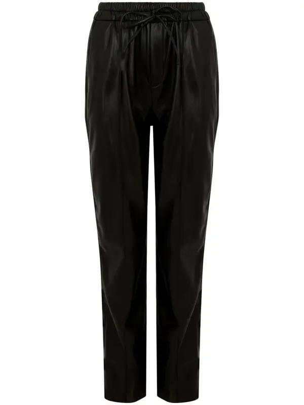 EMMA E GAIA Faux-leather Pants