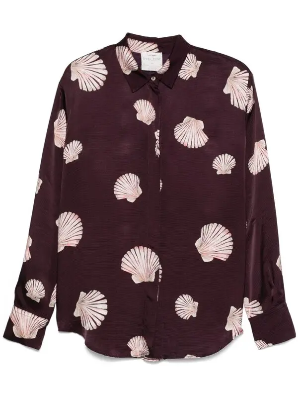 FORTE_FORTE Shell-print Shirt