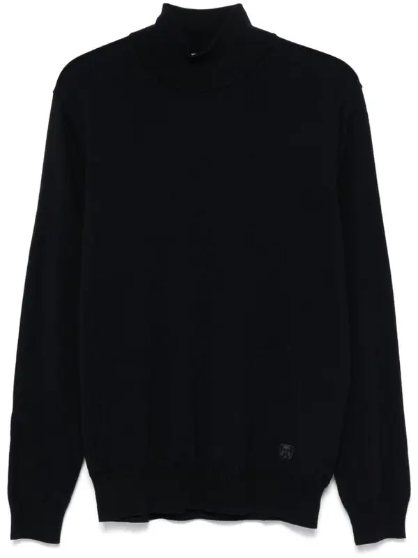 Corneliani Virgin Wool Sweater - Blue
