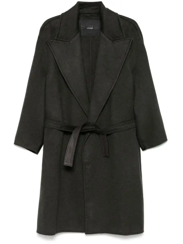 Max Mara Valle Mid-length Coat - Green
